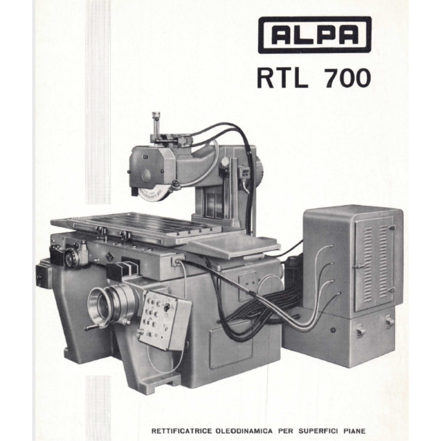Manuale rettificatrice alpa rtl 600 e rtl 700 - Work-mak - Accessori ...