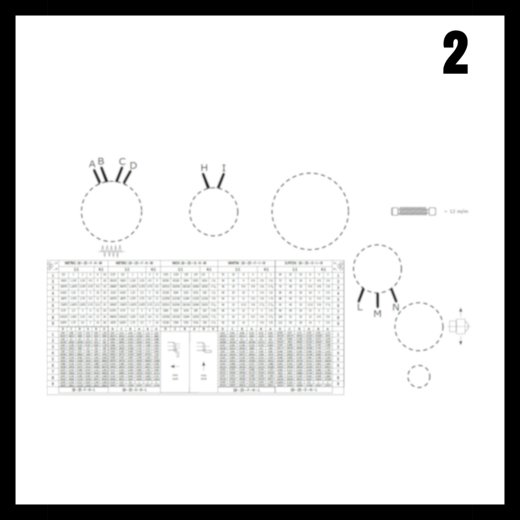 Targhe tornio Padovani Labor 255 - Work-mak - Accessori per macchine ...